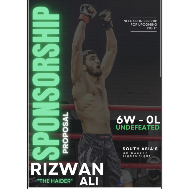 Rizwan Ali Logo Karate Combat: Rizwan Ali